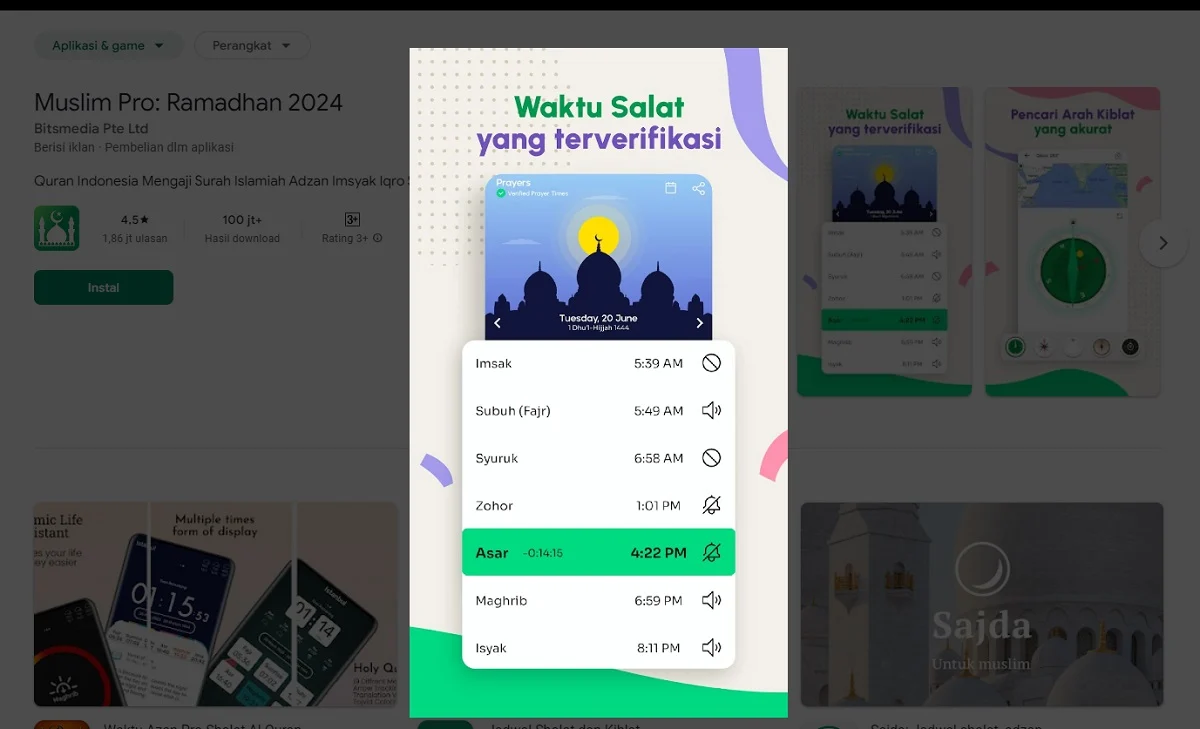 Rekomendasi 10 Aplikasi Adzan Otomatis Terbaik Agar Shalat Tepat Waktu ...