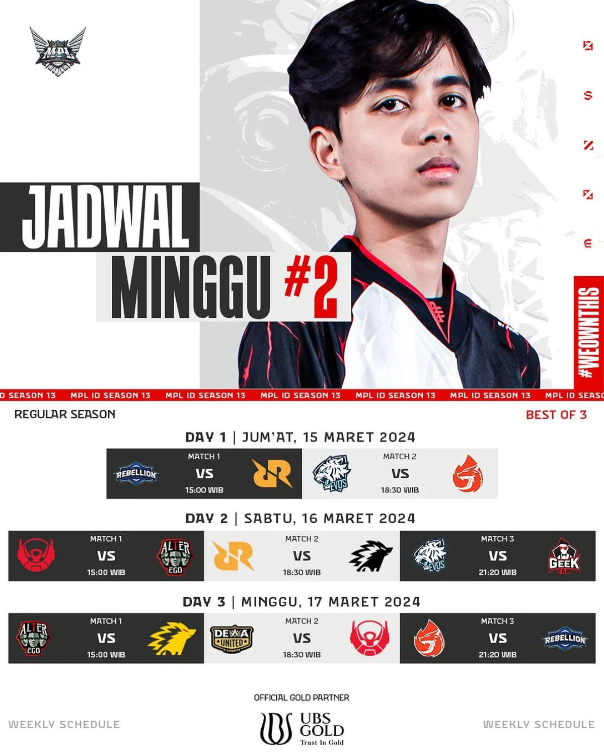 Jadwal MPL ID S13 Week 2, Pertarungan Antara RRQ dan Onic Esports – Realitakita.com